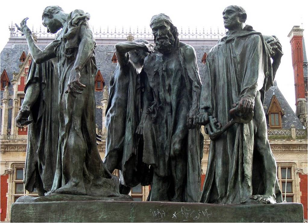 AREL-ARTE: LOS BURGUESES DE CALAIS, TESTIGOS DE LA HISTORIA