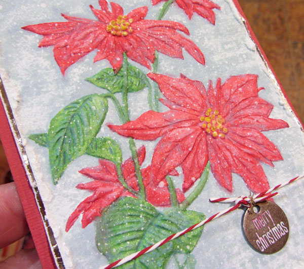 Art By Wanda: Merry Christmas 3D Poinsettia Card
