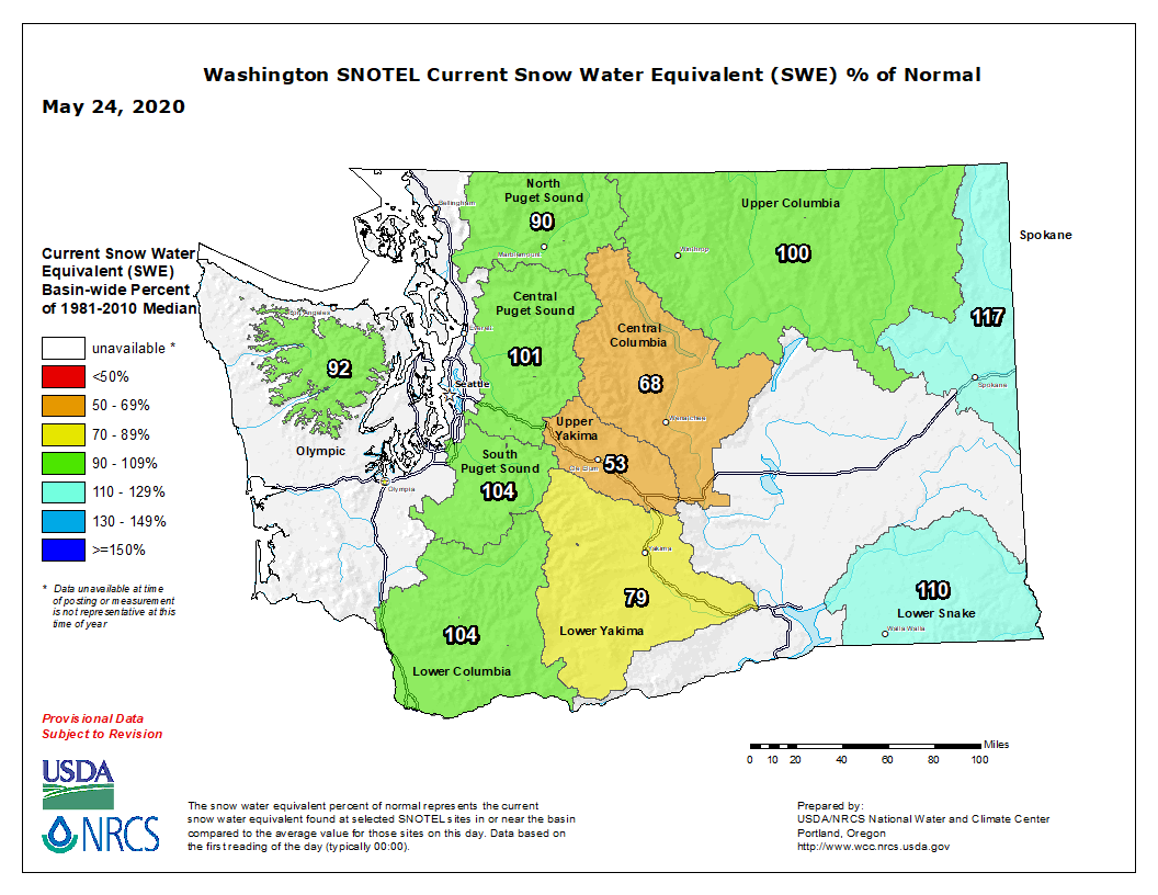 Cliff Mass Weather Blog: What is the streamflow outlook for this summer?