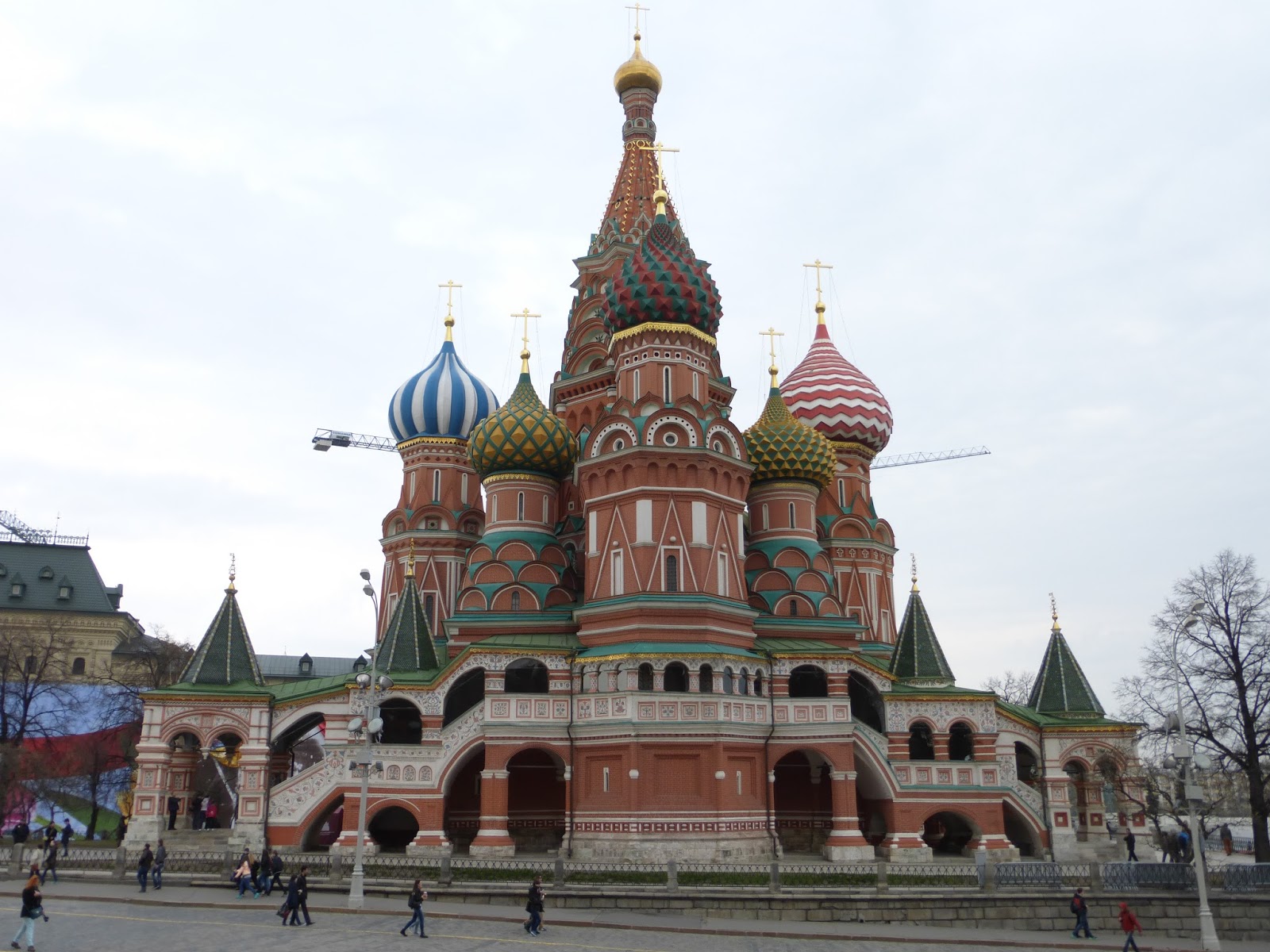 Bel itineraire: Cathédrale Basile le Bienheureux à Moscou