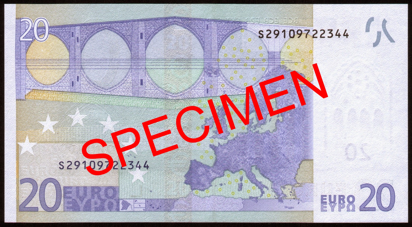 20 Euro|World Banknotes & Coins Pictures | Old Money, Foreign Currency ...