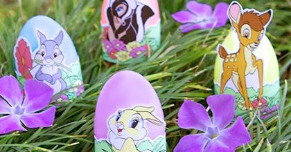 Sasaki Time: Craft Time: Bambi and Friends Easter Egg Wrappers