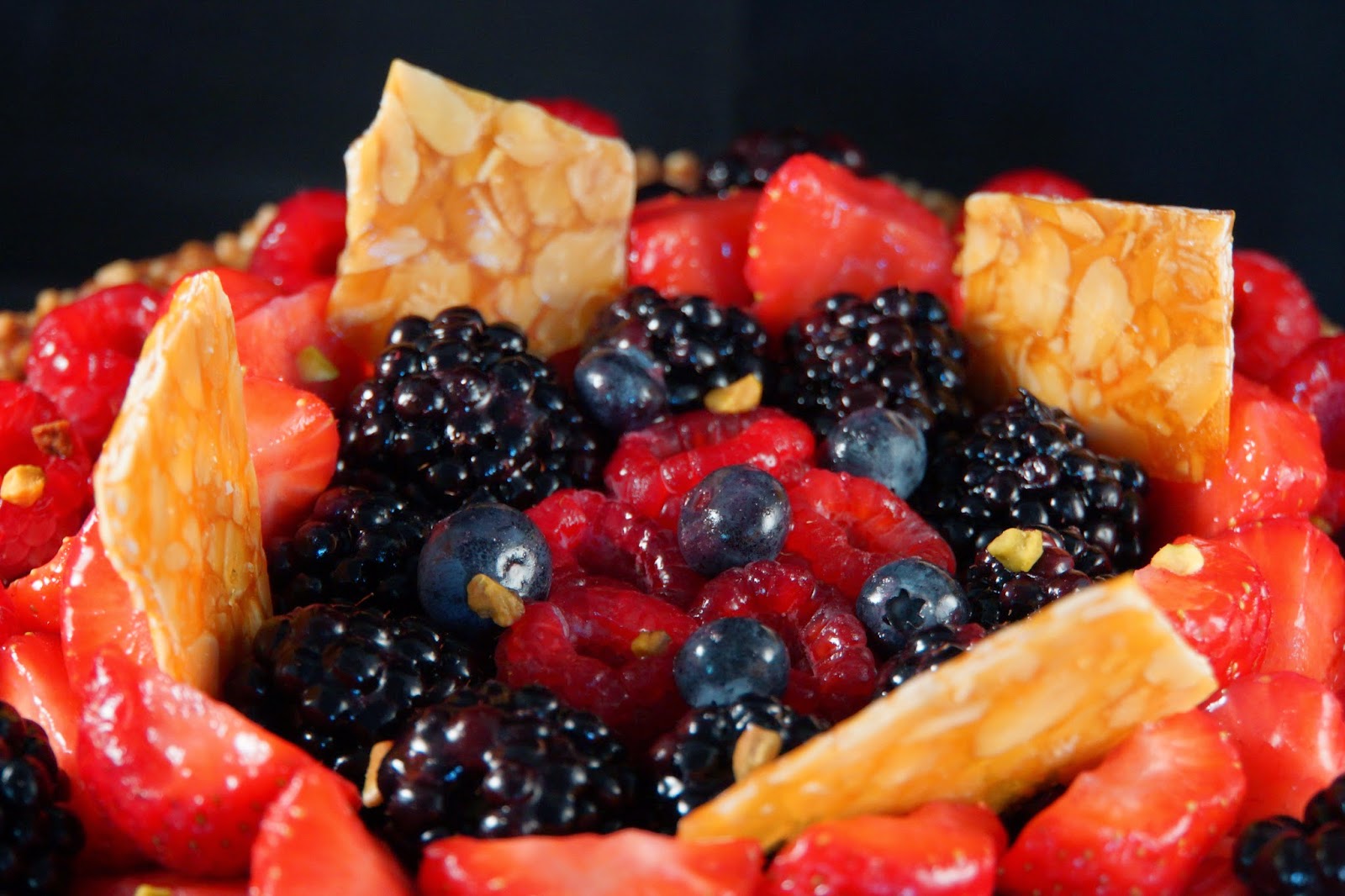Entremet de fruits rouges
