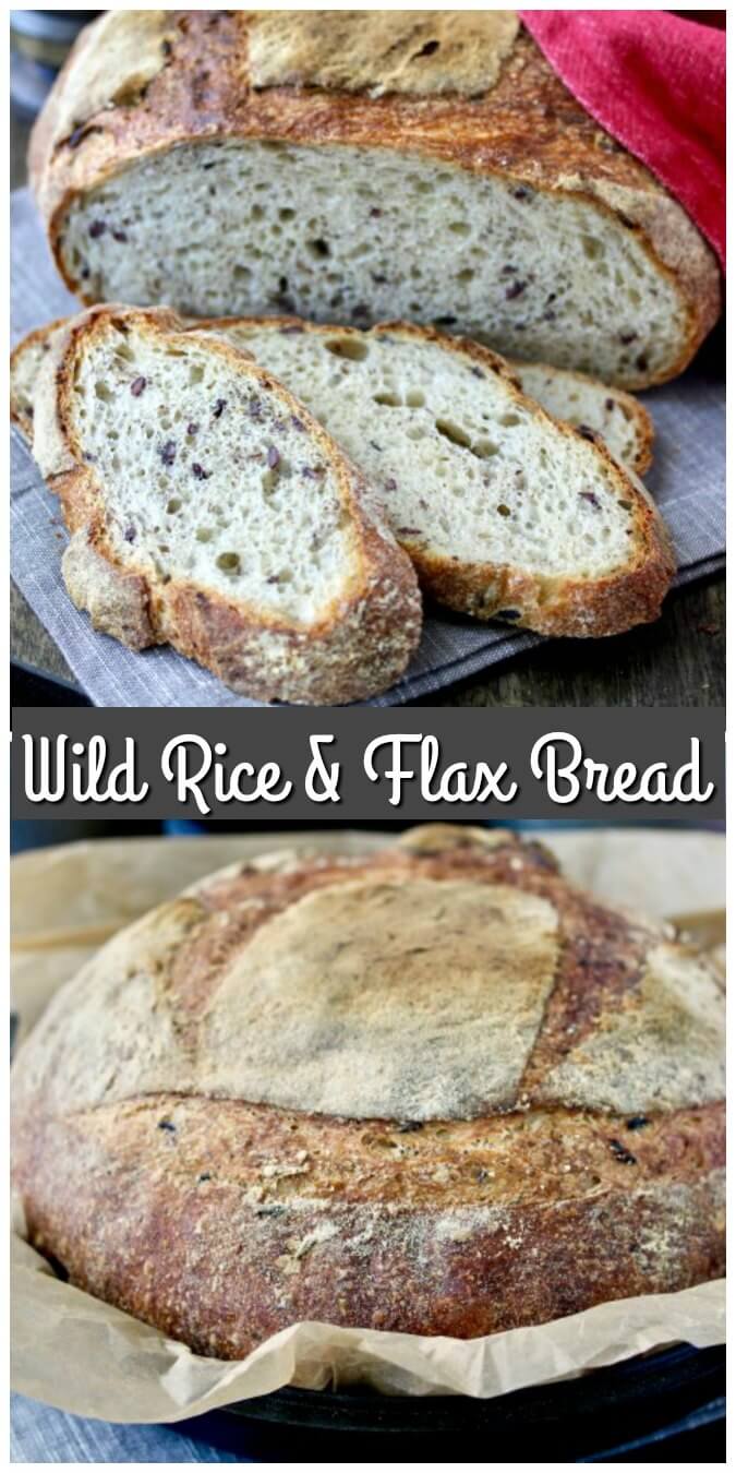 Wild Rice and Flax Seed Bread | Karen's Kitchen Stories