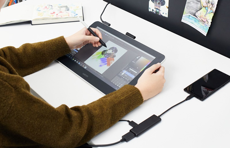 Wacom One, Pen Display untuk Membuat Sketsa atau Sunting Foto