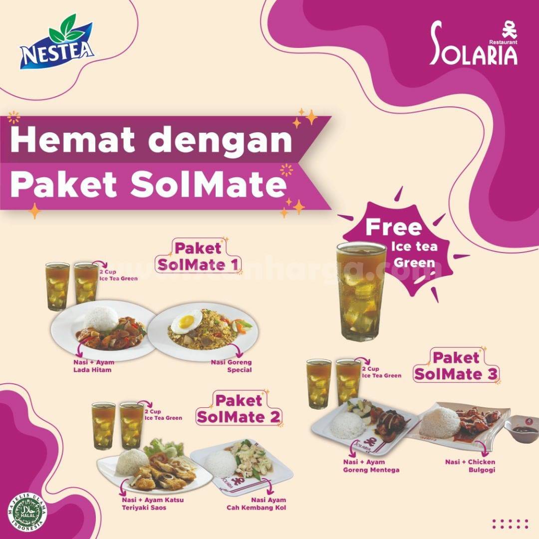 Promo Solaria Paket Solmate Makan Hemat Berdua - scanharga