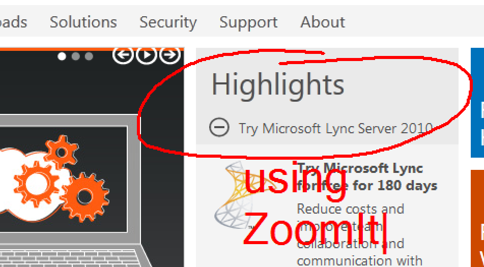 The Goels: ZoomIt - Standard part of Presentation tools
