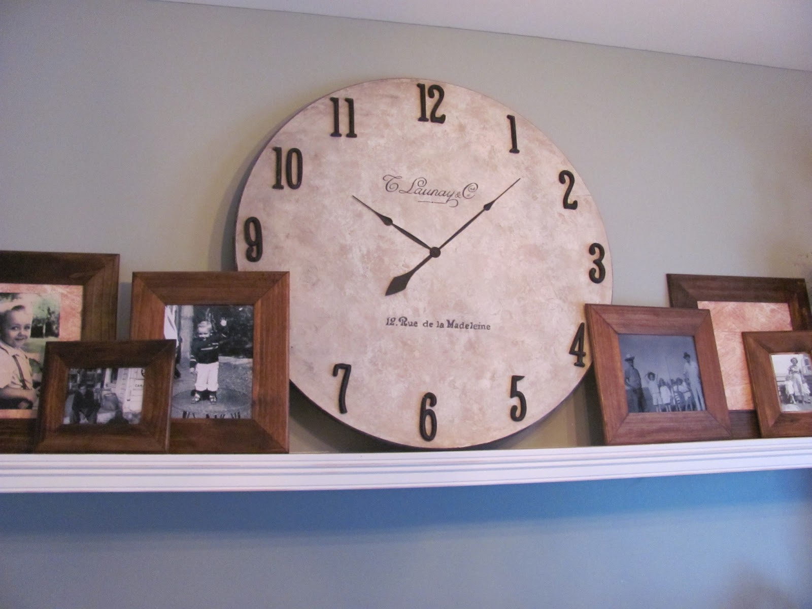 Header: Faux Antique Clock Face