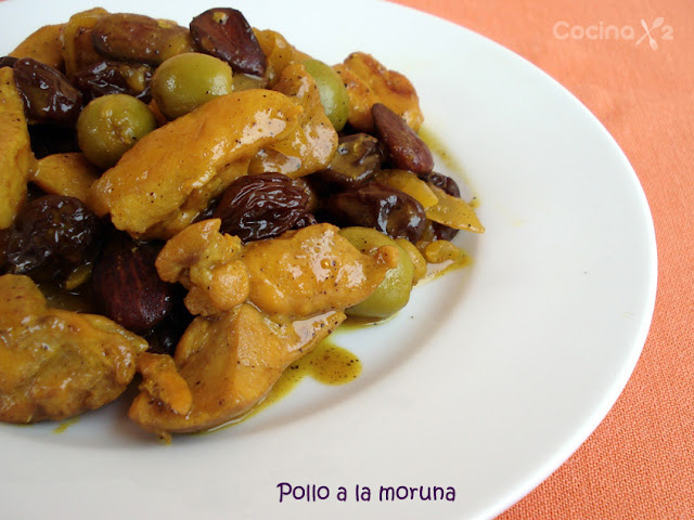 Cocinax2. Las recetas de Laurita.: Pollo a la moruna