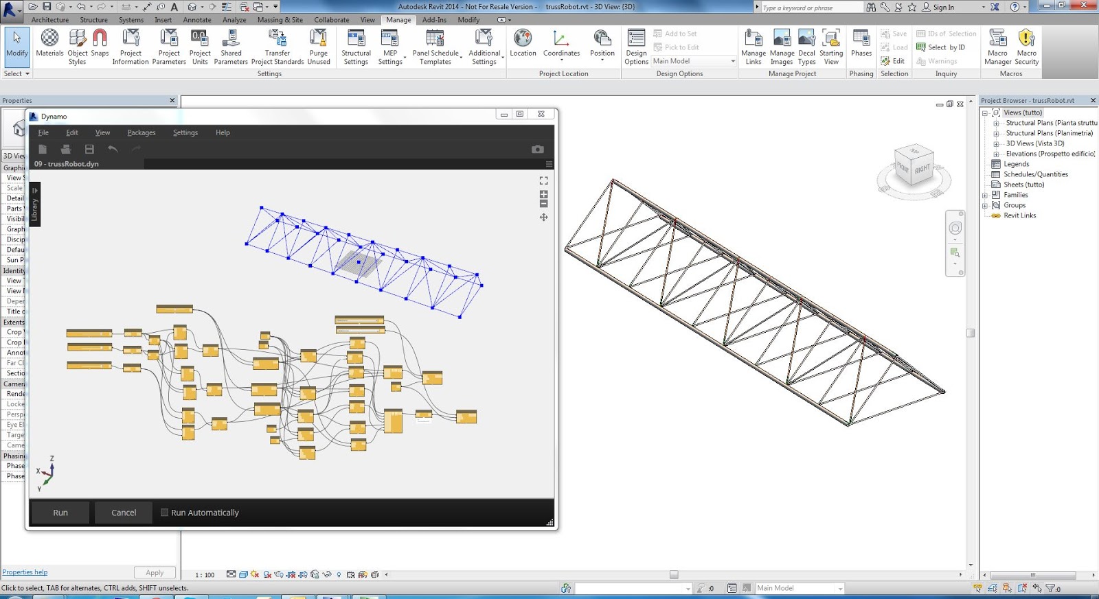 Some Wip with Autodesk Dynamo