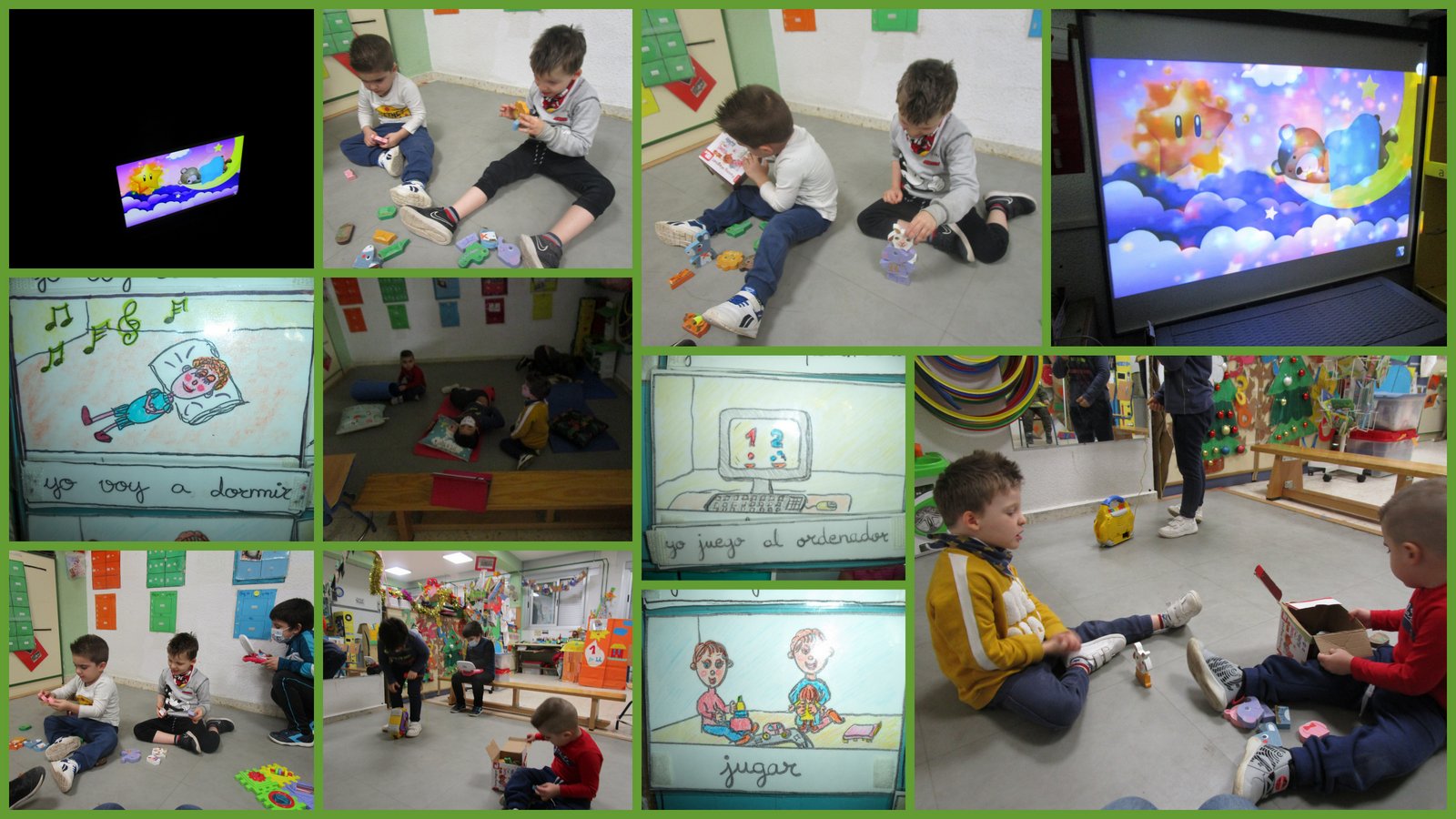 Una clase muy especial: Plin Plan con los besos y abrazos...suenan ...