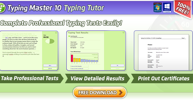 FREE DOWNLOAD TYPING MASTER 10