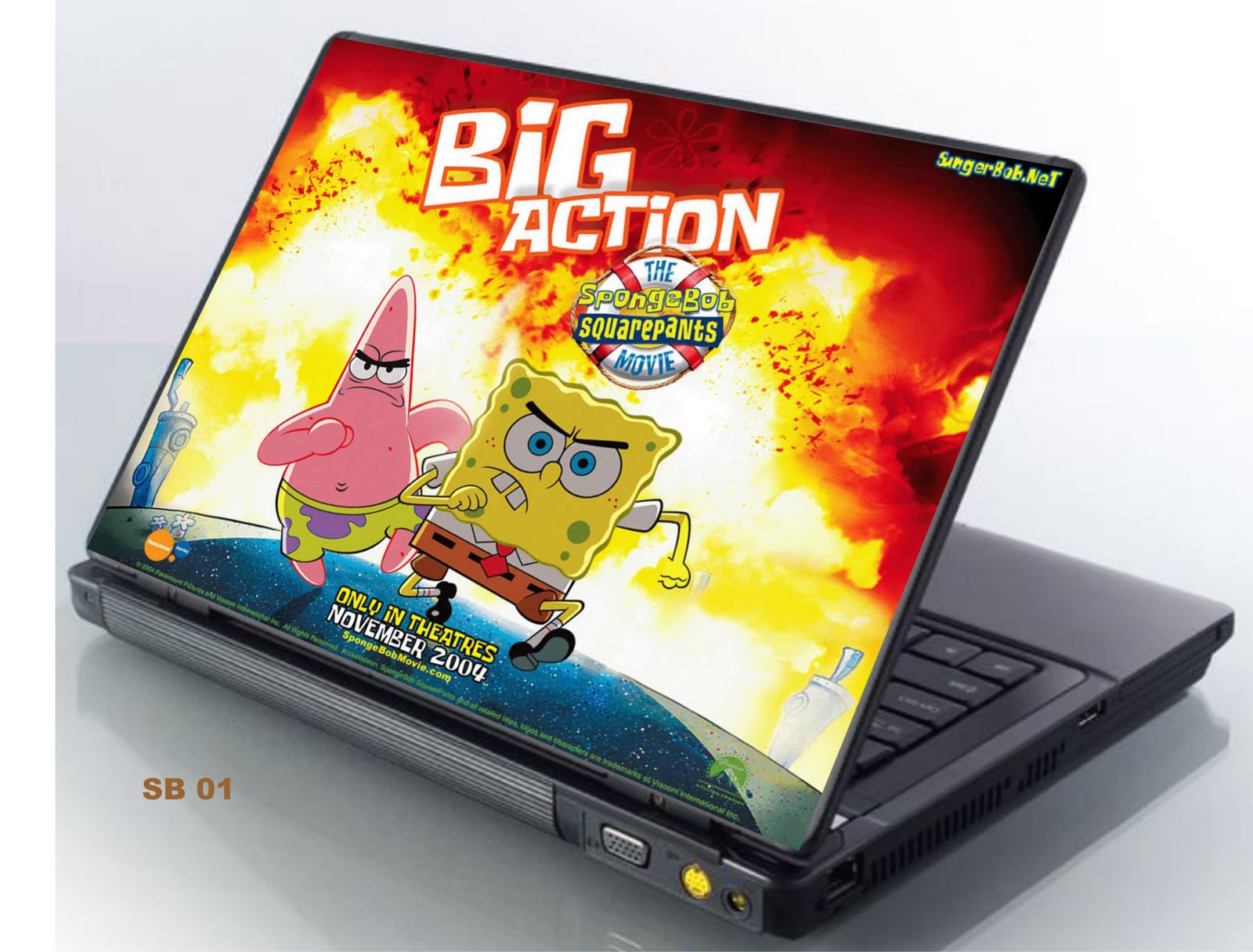 SKIN LAPTOP SPONGEBOB ~ POLARIS