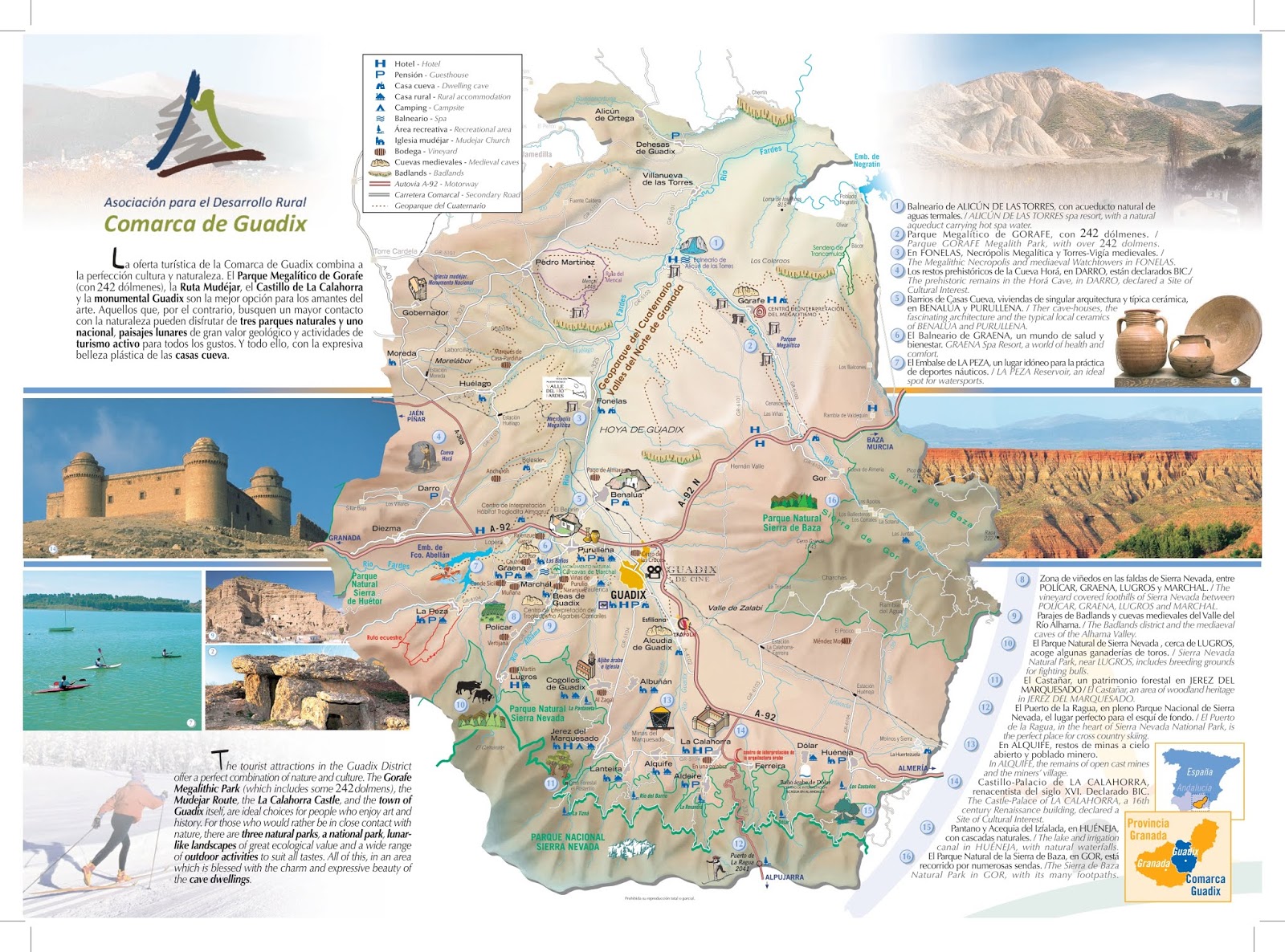 Mapa RUTAS GUADIX MONUMENTAL y CUEVAS DE GUADIX 2017_ESPAÑOL _ ENGLISH ...