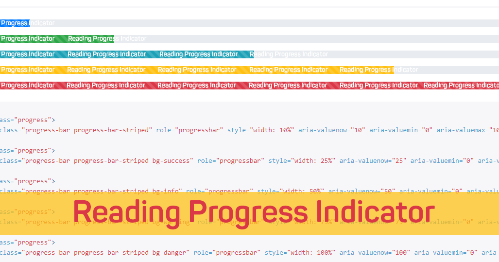 Reading Progress Bar For Blogger Blog