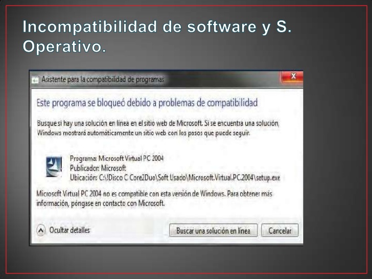 FALLAS DE LA COMPUTADORA: PROBLEMAS DE INESTABILIDAD