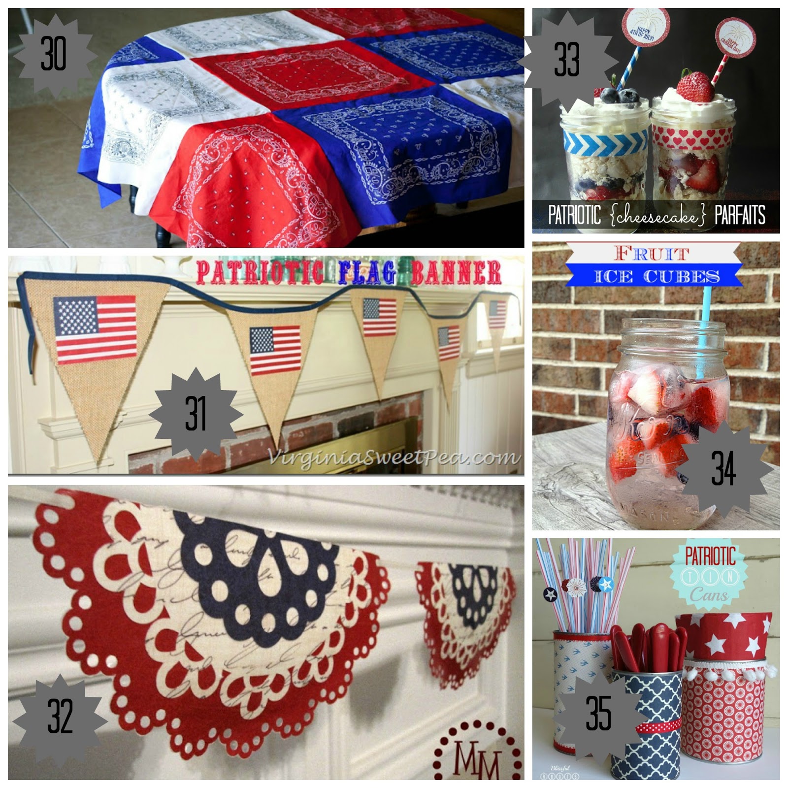 Someday Crafts: Roundup of 40 Independence Day Projects