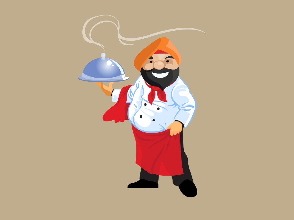 Visualiser and Graphic Designer: Character Design For Punjabi Food