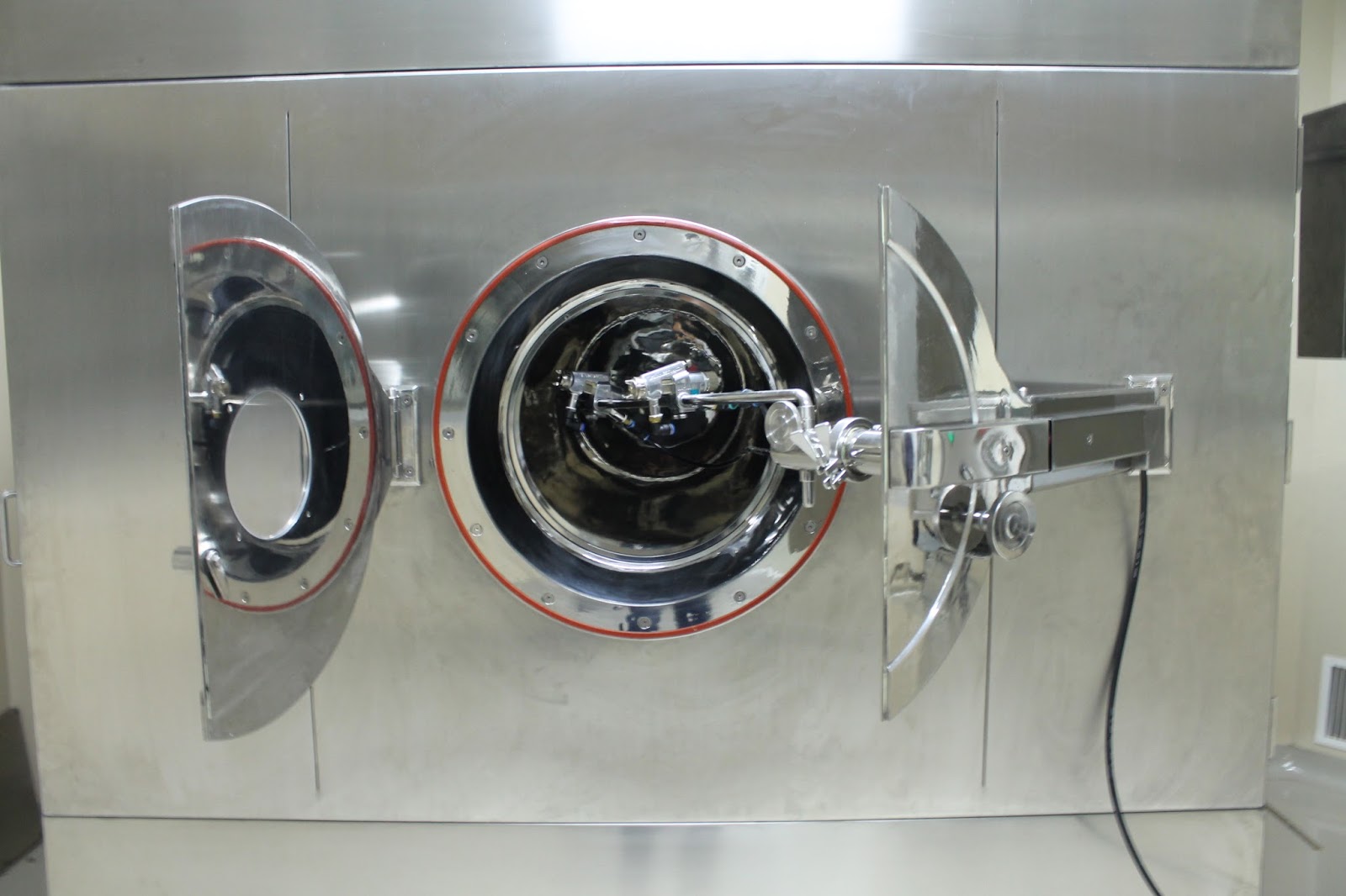 MESIN FARMASI: MESIN COATING FILM SISTEM BIBO SKALA PRODUKSI