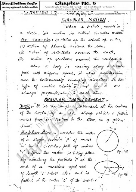 Physics Practicals : CHAPTER 5 (CIRCULAR MOTION)
