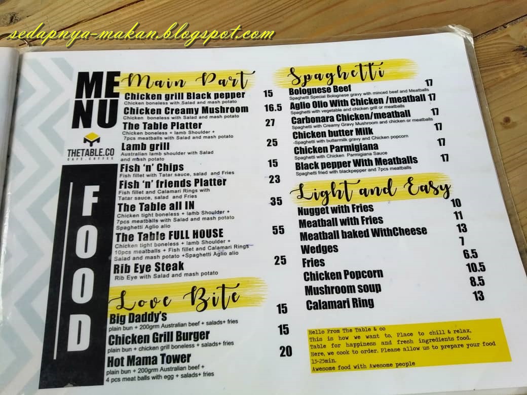 MaKaN JiKa SeDaP: The Table & Co Cafe, Carnarvon Street, George Town ...