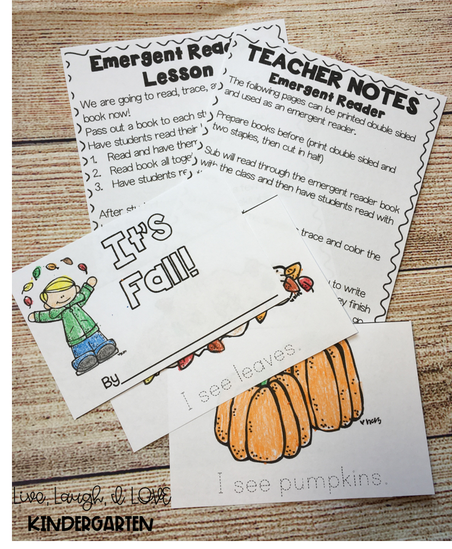 The reading lesson will focus on a book, any book will work. There are ...