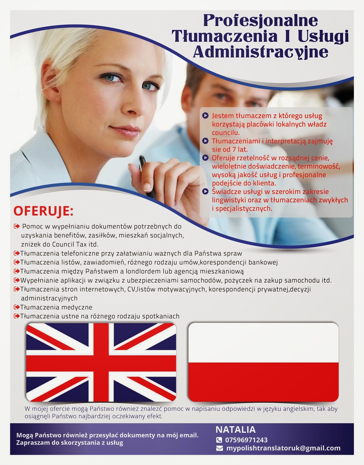 English Polish Translator Angielsko Polski Tłumacz