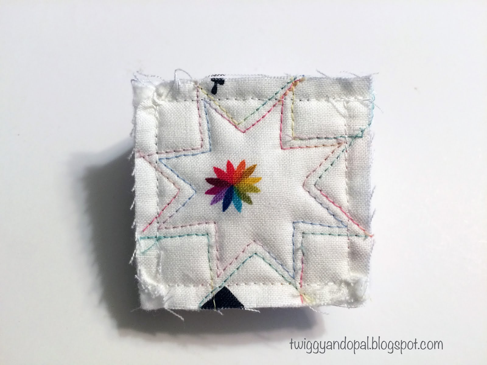Twiggy and Opal: Micro Mini Mini Quilt...Call Me Crazy
