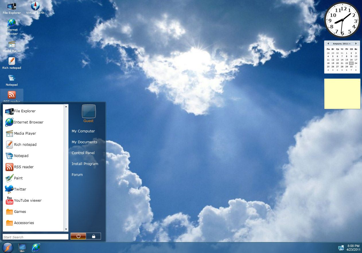 Виртуальная операционная система в браузере, или что такое WebOS