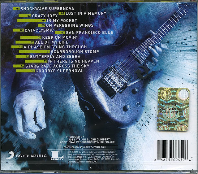 Classic Rock Covers Database: Joe Satriani - Shockwave Supernova (2015)