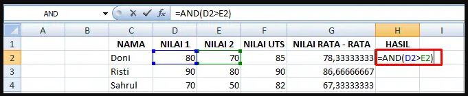 Rumus Excel Lengkap Beserta Fungsi dan Contohnya - Mediasiana.com ...