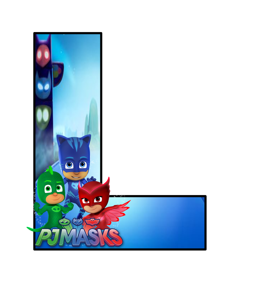Kits imprimibles gratis : Alfabeto PJ Masks