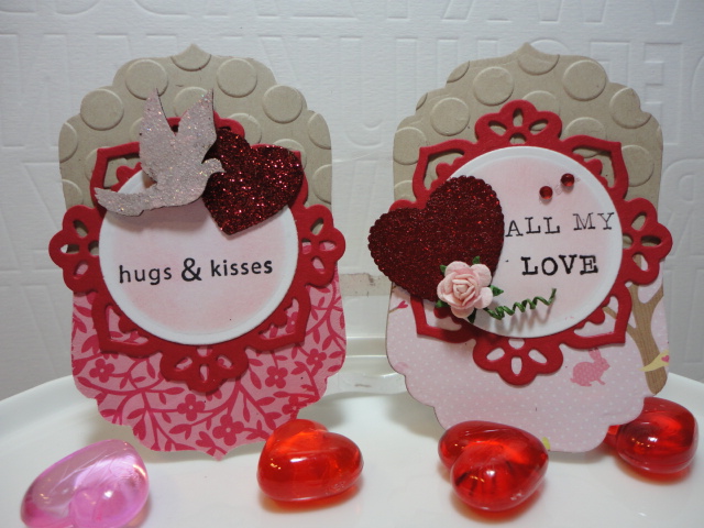 Heidi's Happenings........: Valentine Tags with Gina's Designs