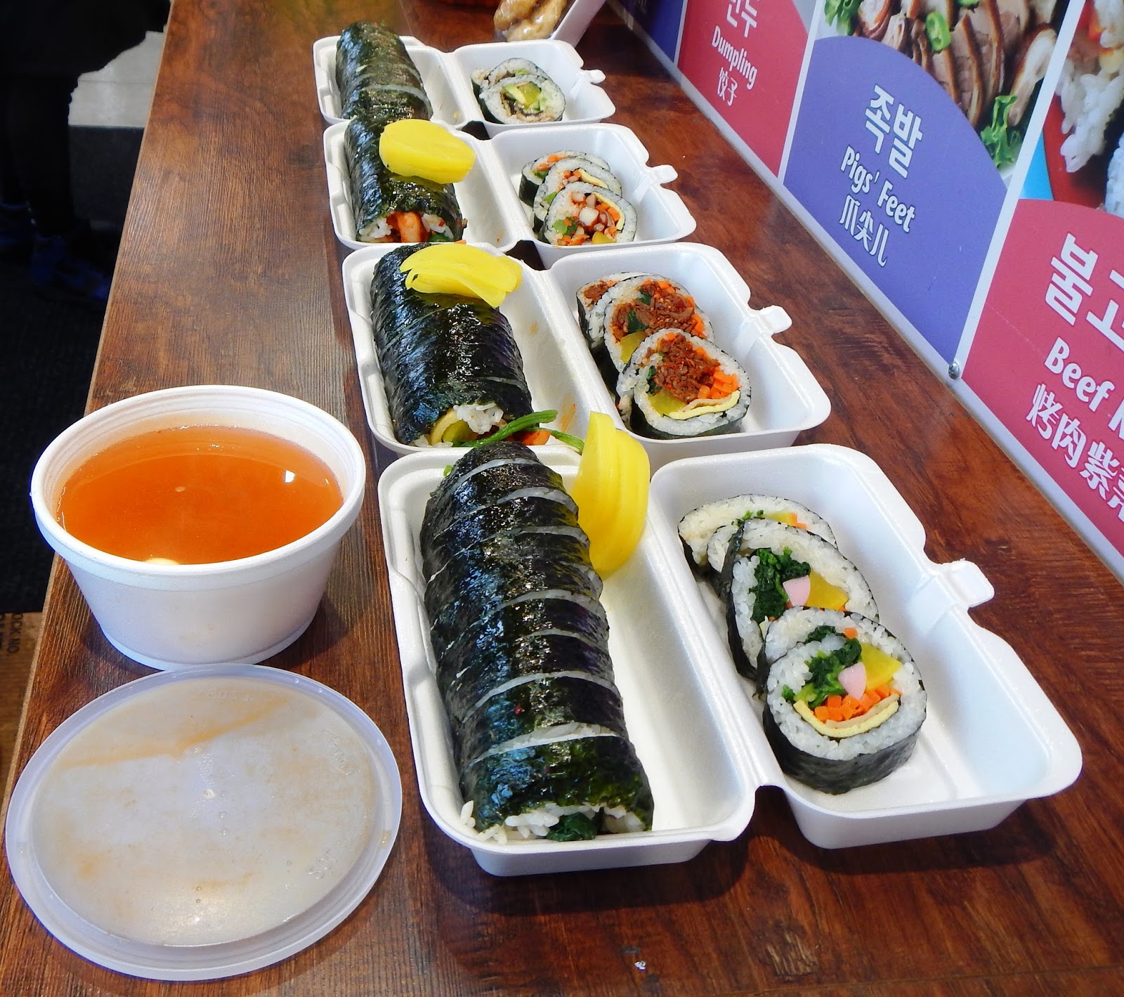 My Flushing Food: SONG’S FAMILY FOOD: KIMBAP, OVERSIZED AND ON-THE-GO