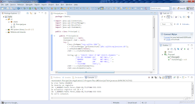 My Java Zone: Uso de SQLite en aplicaciones Java
