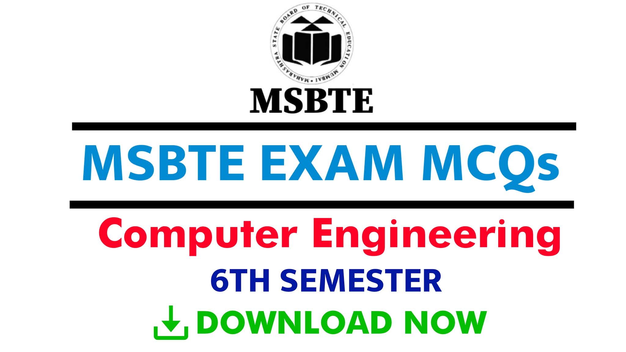 Computer Engineering 6th Semester MCQs Download I-Scheme MSBTE | CO6i ...