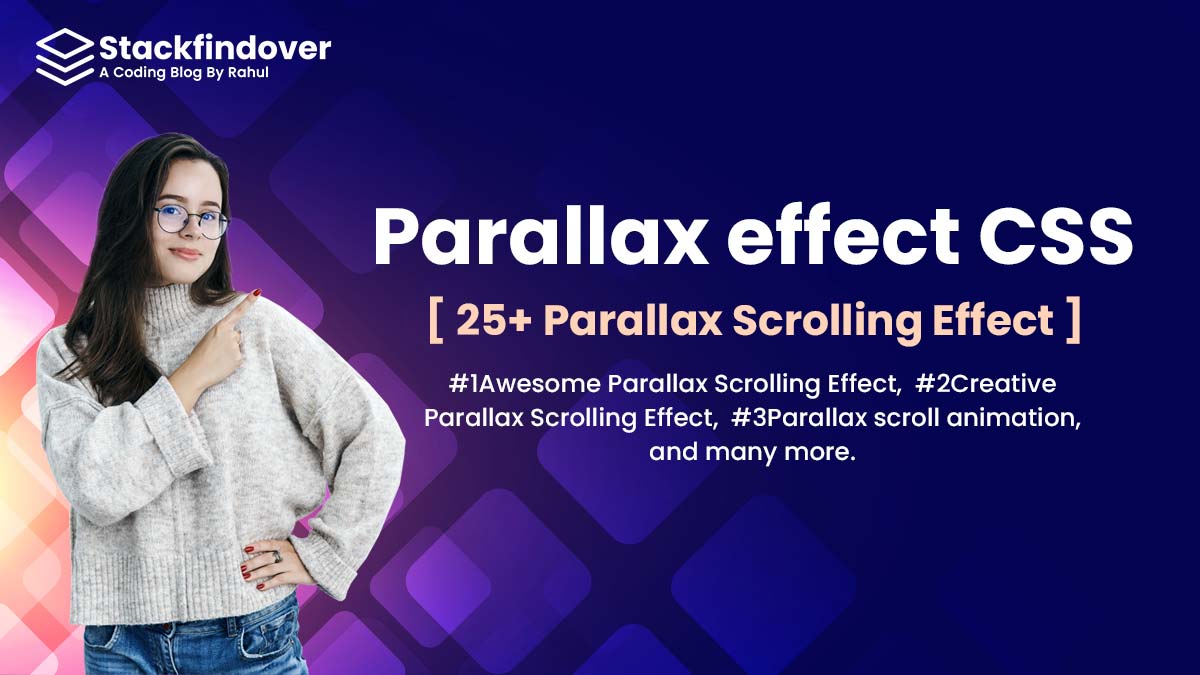 25+ Parallax Scrolling Effect - WebDevRahul007