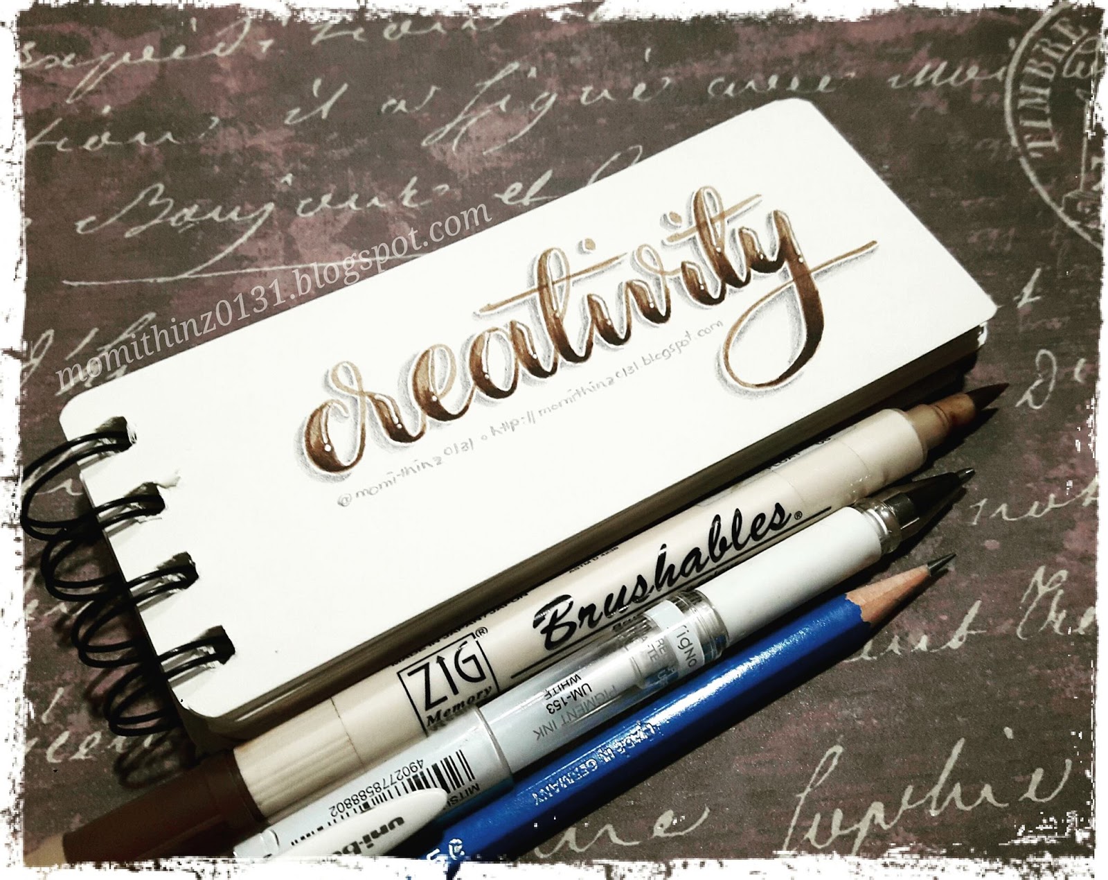 momithinz0131: Basic Brush Calligraphy + Shadow & Highlights Workshop