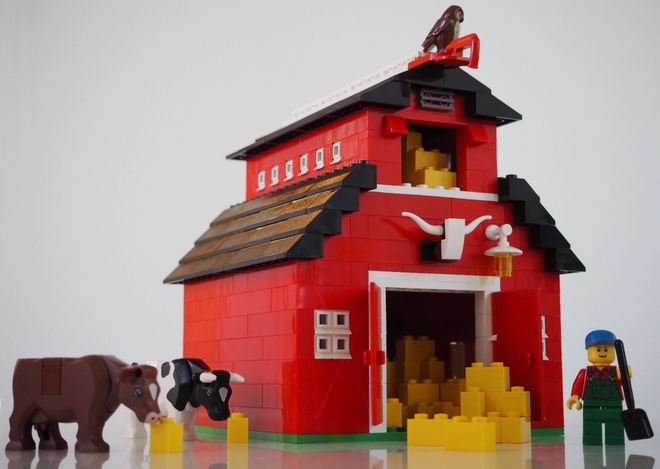 All Day Bricks: Bid Red Barn LEGO Ideas Project Review