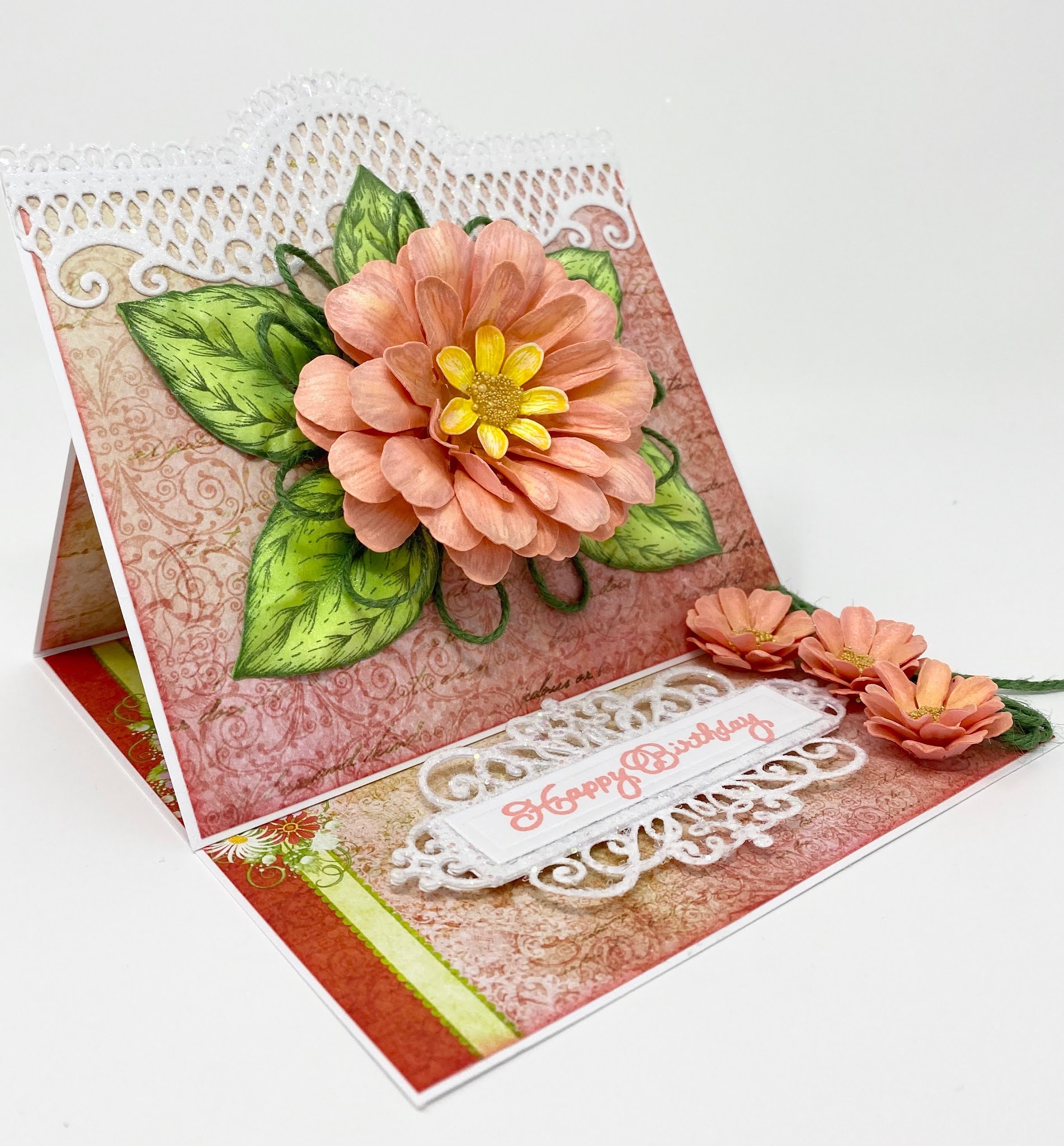 Jan's Paper Flowers: Heartfelt Creations- Petite Pocket Easel