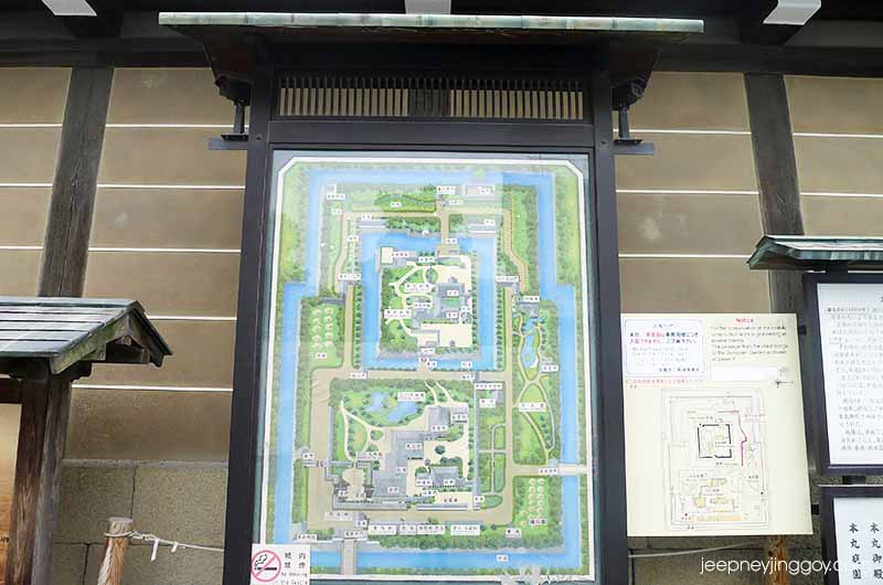 Nijo castle layout