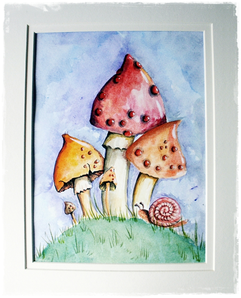 Handcrafted by Picto: Autumn Toadstools
