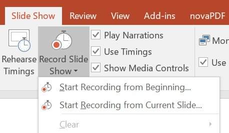 EZIT: Screen recording function on Powerpoint