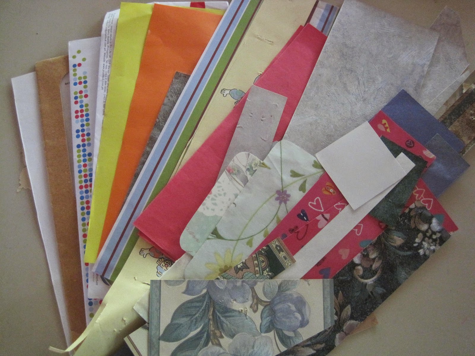 Easy Upcycling - Scrap Papers