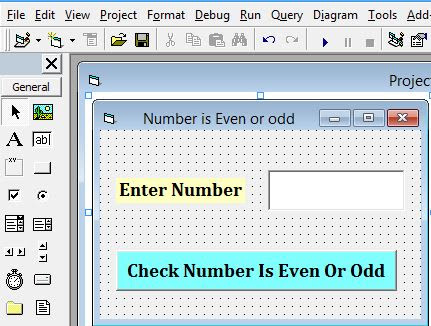 How to check whether a given number is even or odd in visual basic 6
