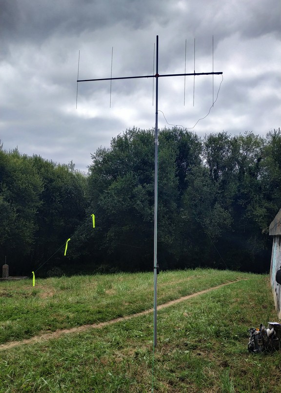 EA2CW: "Blandiblu" 2m portable yagi antenna