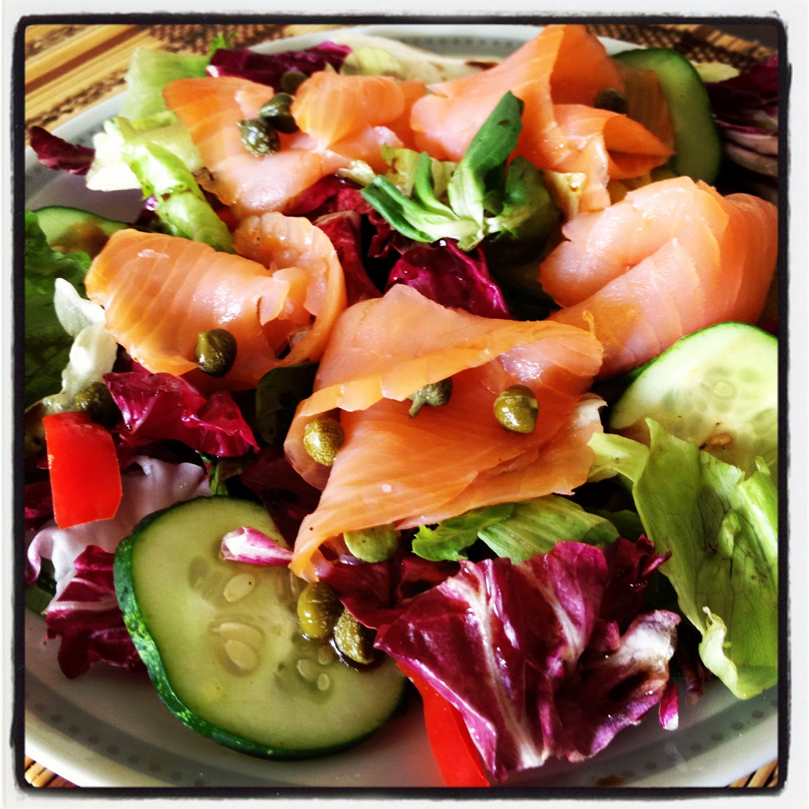 Cooking with love: Salata cu somon afumat / Smoked salmon salad