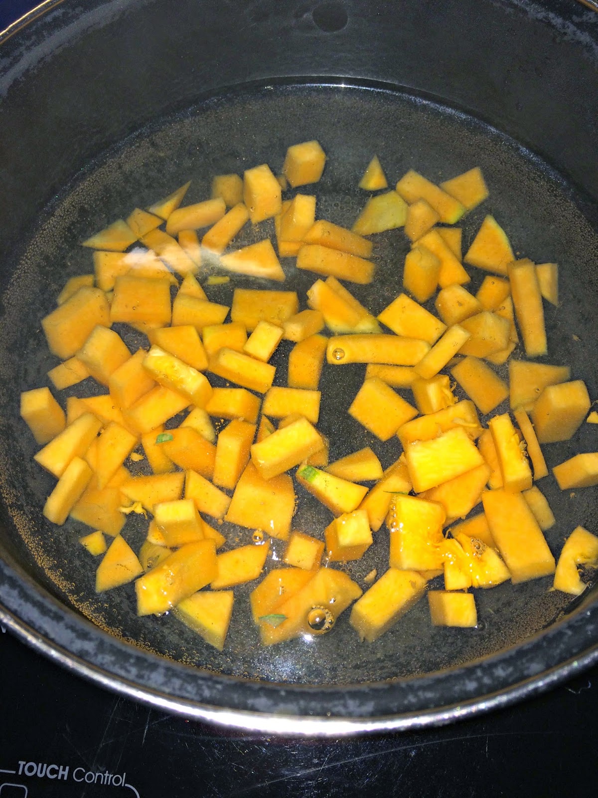 Hoy cocina papa: Panna-cotta de calabaza y chocolate