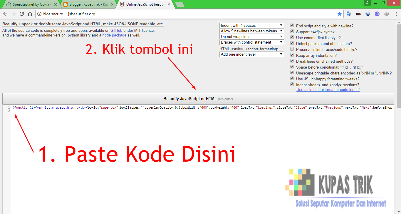 Cara Merapikan Codingan Javascript Secara Otomatis Dengan Cepat - Kupas ...