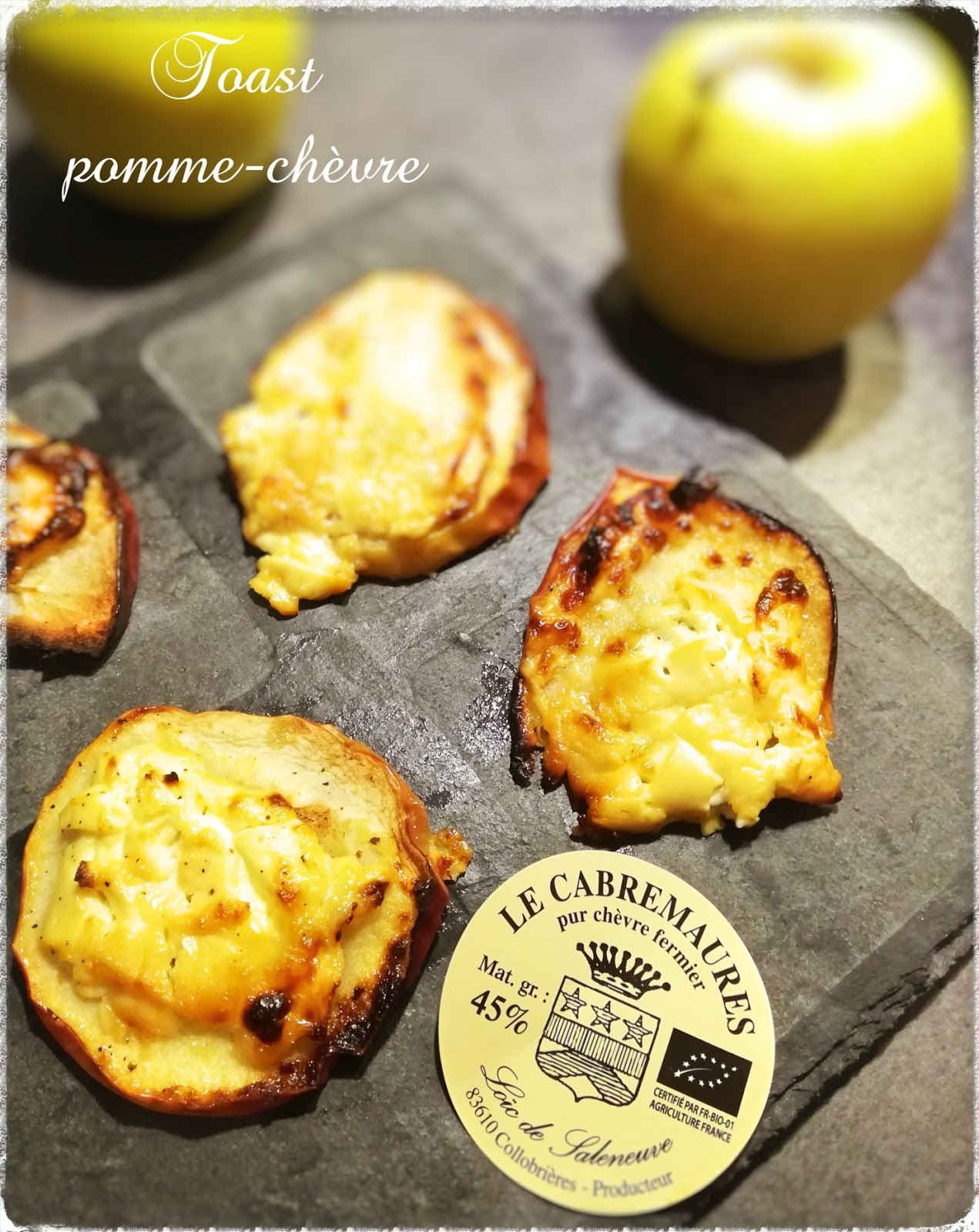 Toast pomme-chèvre | ~~ Thermomix & cie....